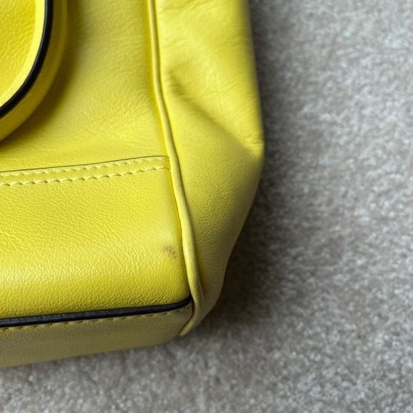 Coach | Bags | Coach Yellow Leather Crossbody Purse Handbag | Poshmark